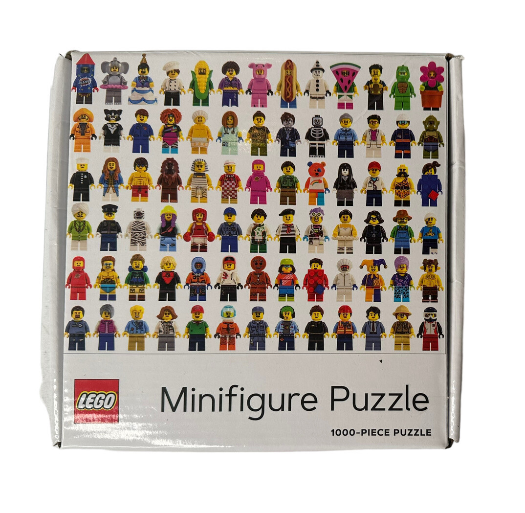 LEGO Minifigure 1000 Piece Jigsaw Puzzle 25” X 20” Ages 9 and up | eBay