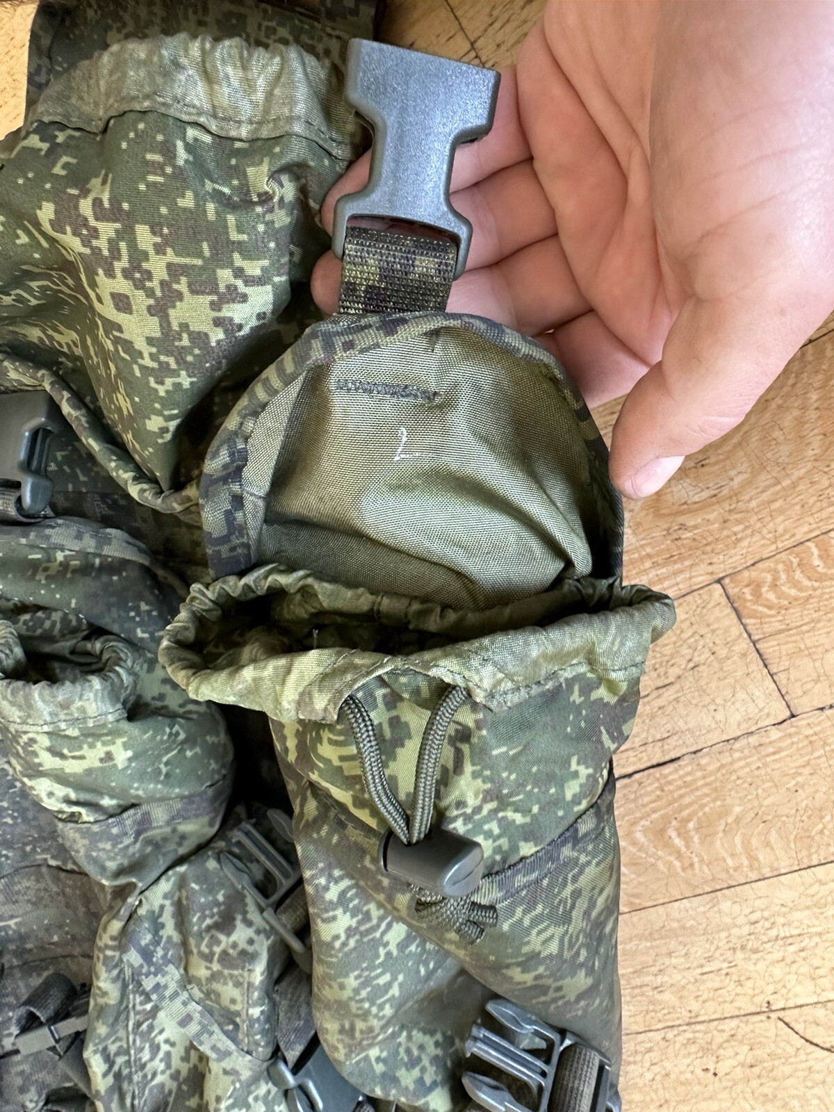 Russian Army Original Hiking Backpack 6SH117 25L + 7L Buttpaсk MOLLE ...