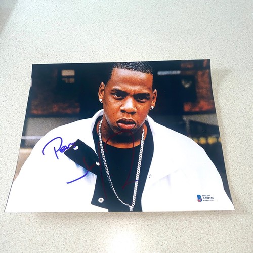 JAY-Z autographed signed 8X10 PHOTO SHAWN CARTER ROC BECKETT BAS LOA ...