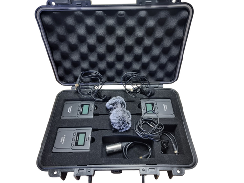 COMICA CVM-WM200 PRO UHF 2CH Wireless Mic + HARD CASE - DSLR VIDEO ...