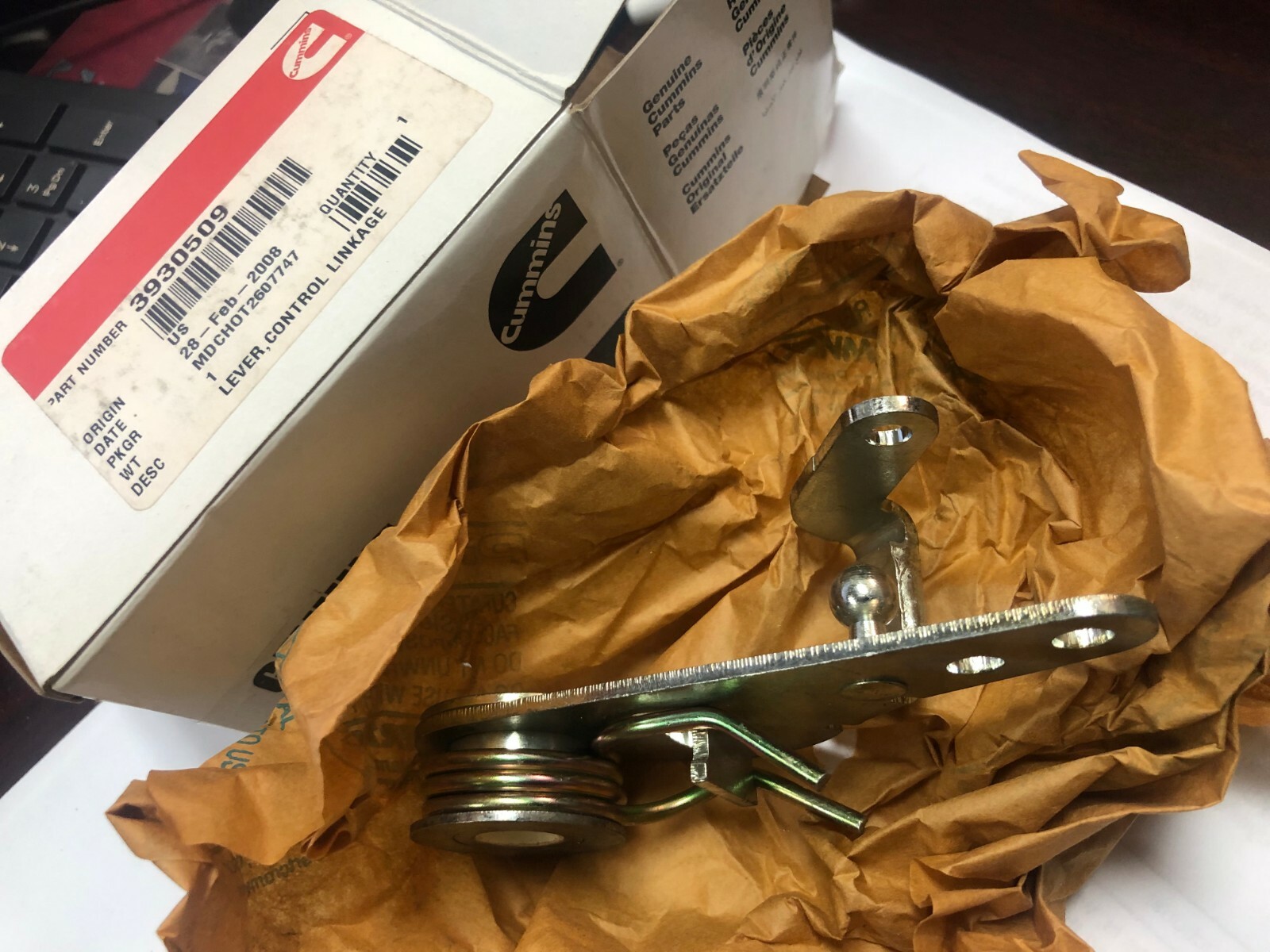 Genuine Cummins Lever Control Linkage IHC/CUMMINS 3930509 | eBay
