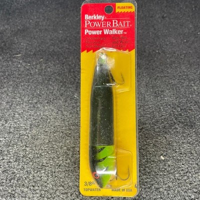 Berkley Power Bait Power Walker Vintage Topwater Lure 3/8oz - Fire ...
