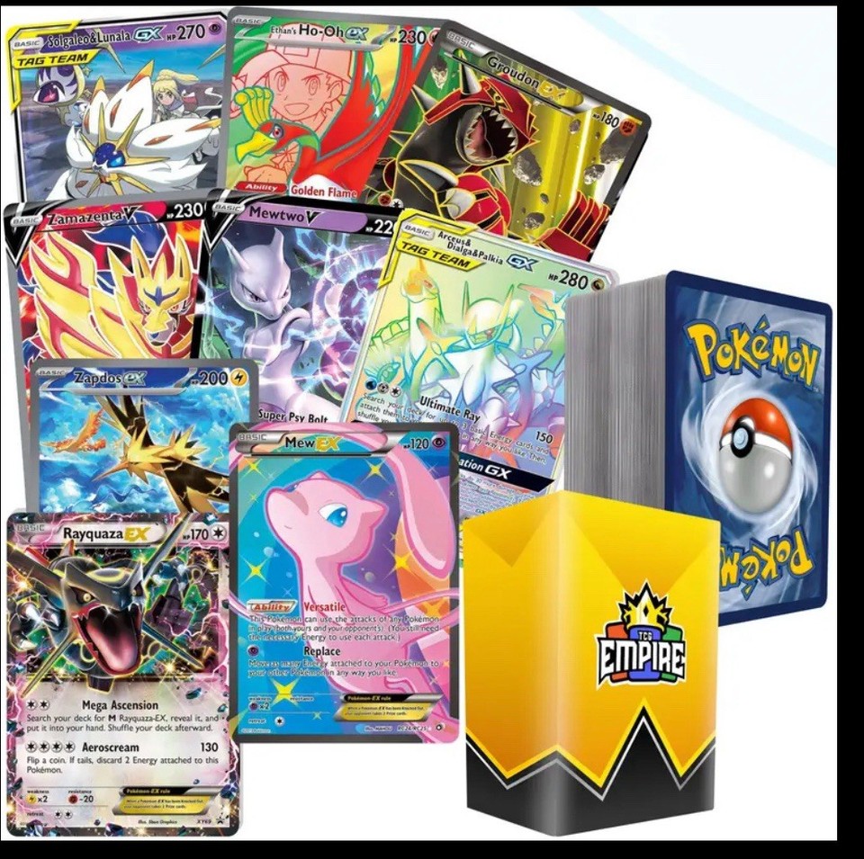 Legendary & Mythical Ultra Rare Battle Bundle – 100+ Pokémon Cards | eBay