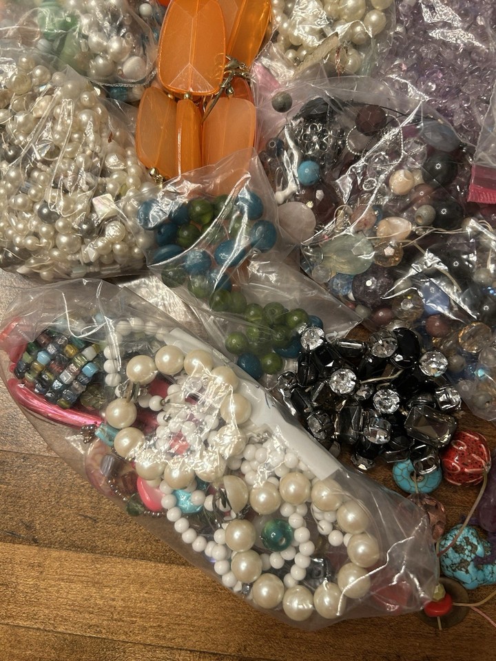 BEADS BEADS BEADS 4 + Pounds Of VINTAGE Gorgeousness All Kinds !!! | eBay