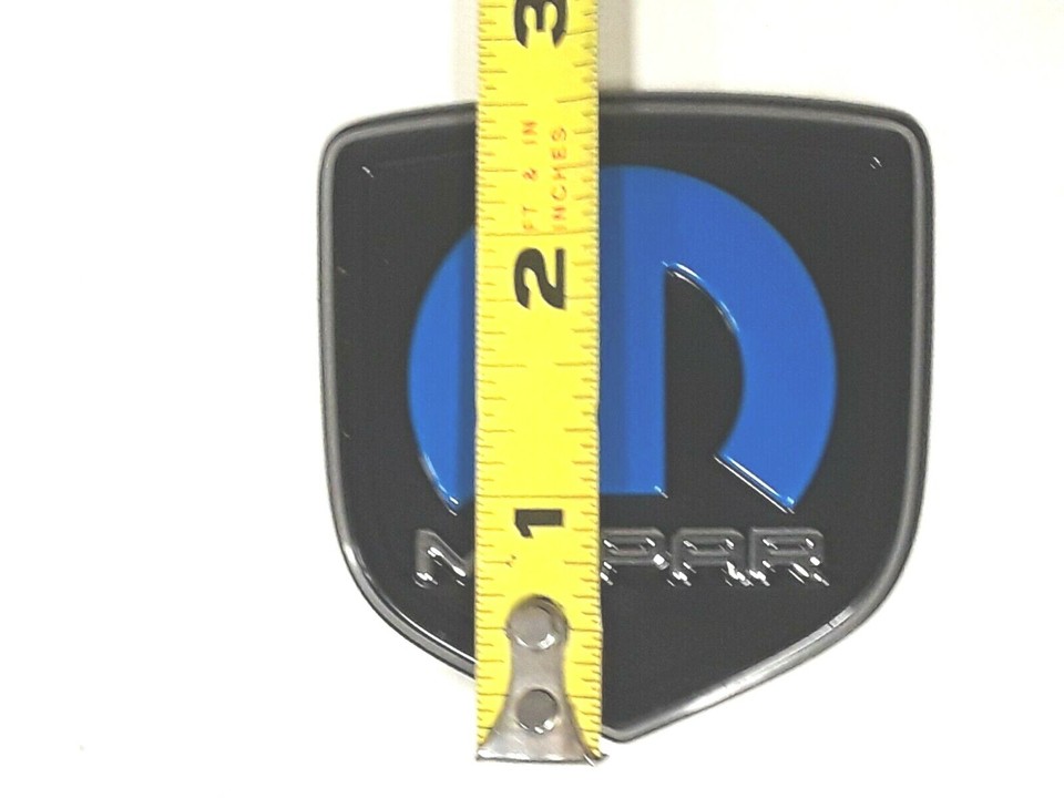 Challenger Charger MOPART Emblem Nameplate Badge Decal Chrome Black ...