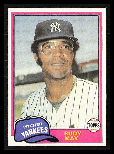 Rudy May 1981 Topps #179 New York Yankees | eBay