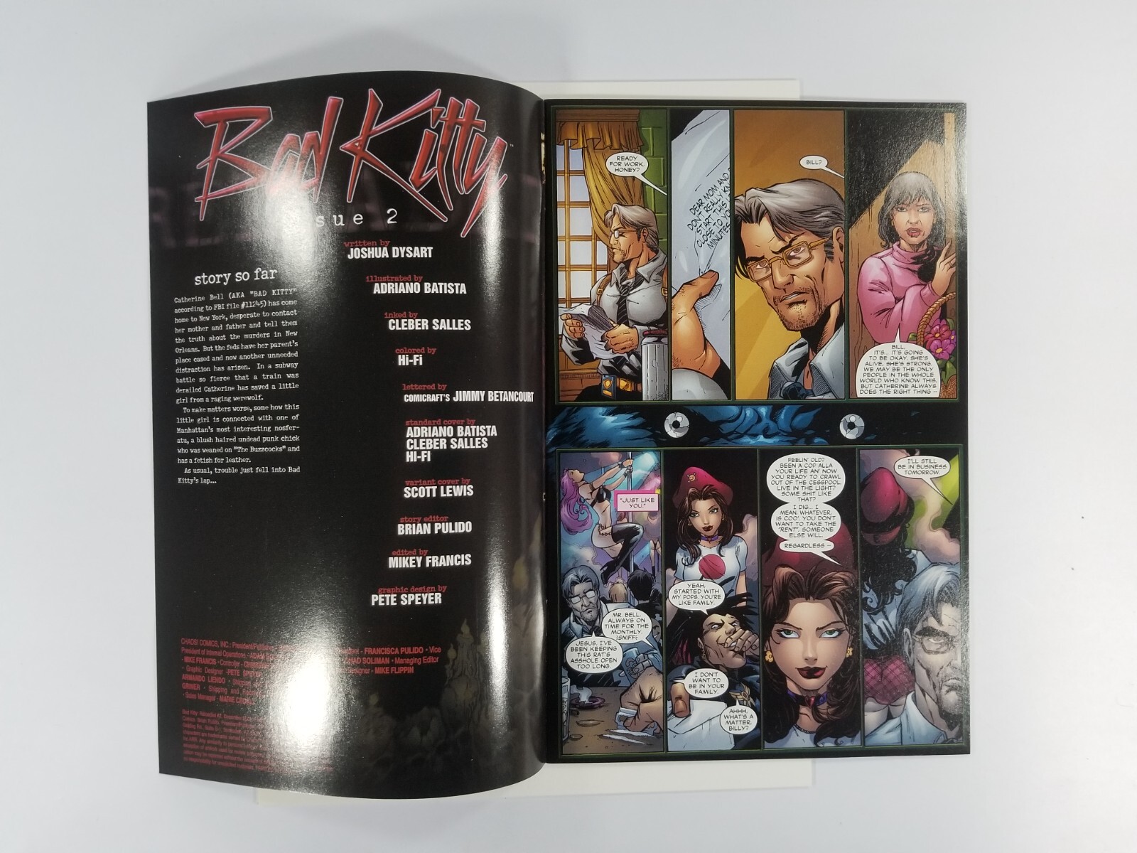 CHAOS! COMICS BAD KITTY RELOADED #2 (OF 4) DECEMBER 2001 (NM) | eBay