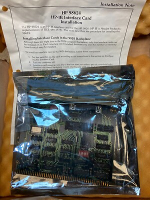HP-98624A interfaccia HP-IB per HP 9000 Serie 200/300 - NEW Sealed | eBay