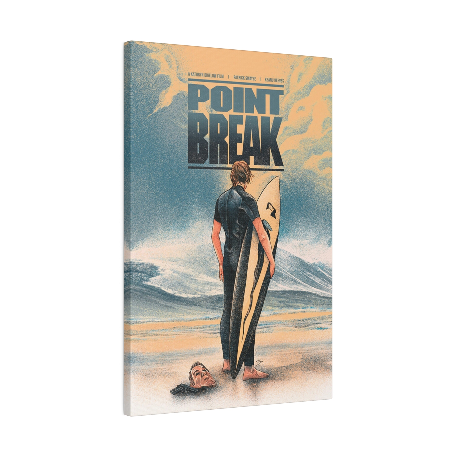 Point Break Bodhi Wave Custom Canvas Wall Print | eBay