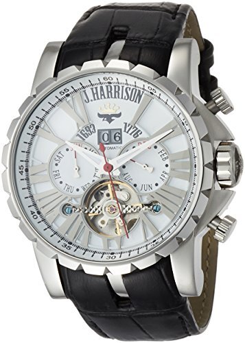[J. Harrison] Watch JH-033SW Men's White | eBay