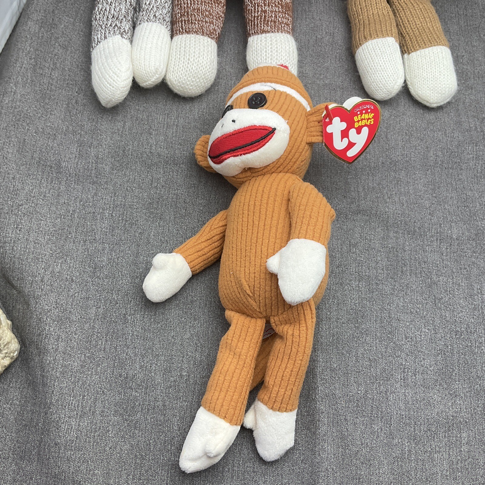 Lot of 5 Assorted Sock Monkeys Stuffed Plush Toys | eBay