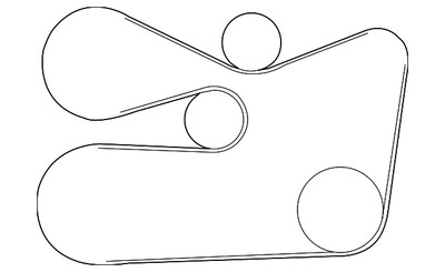 Genuine Toyota Serpentine Belt 90916-A2026 | eBay