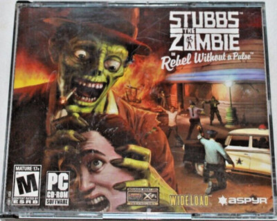 Rare PC CD-ROM Stubbs The Zombie In Rebel Without A Pulse 2005 | eBay