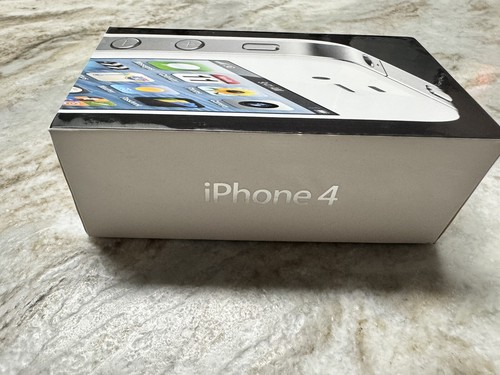 Apple iPhone 4 White 8gb BOX ONLY No Phone Or Accessories) | eBay