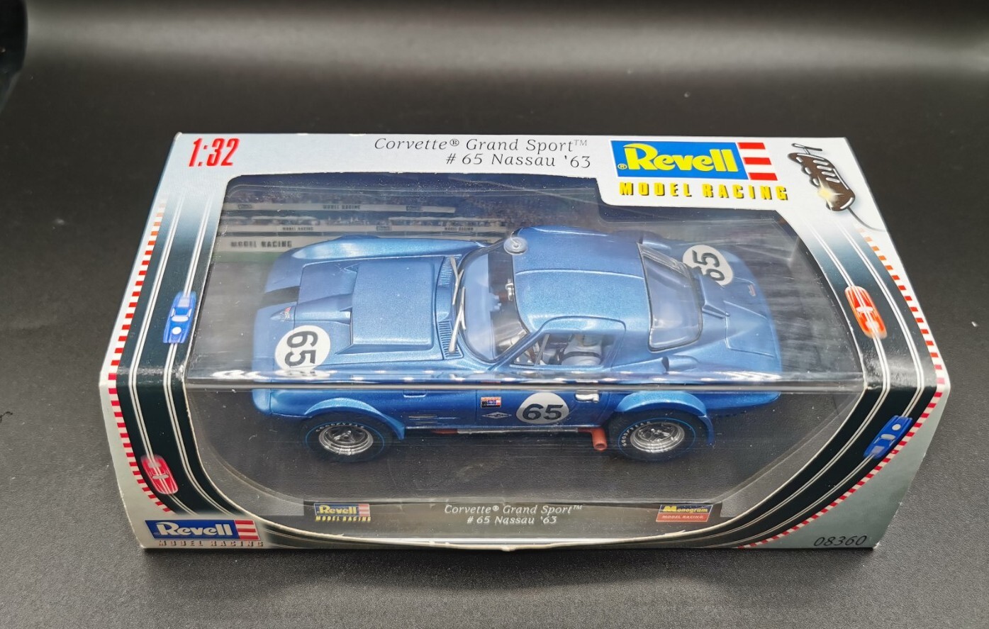 Revell Slot Car 08360 Corvette Grand sport 65 Nassau 63 scale 1:32 neu ...