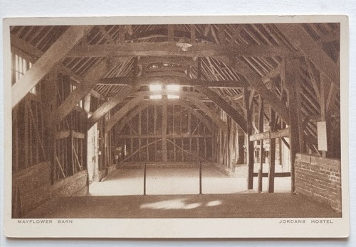 VINTAGE POSTCARD MAYFLOWER BARN JORDANS HOSTEL BUCKINGHAMSHIRE | eBay