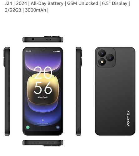 Vortex J24 6.52" Smartphone 32GB ROM 3GB RAM Android 14 | eBay