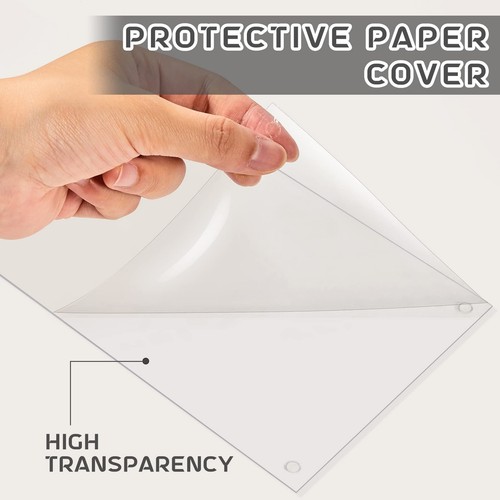 16 Pcs Pet Cage Liner 14'' x 4.5'' Cage Urine Guard Side Lining Clear ...