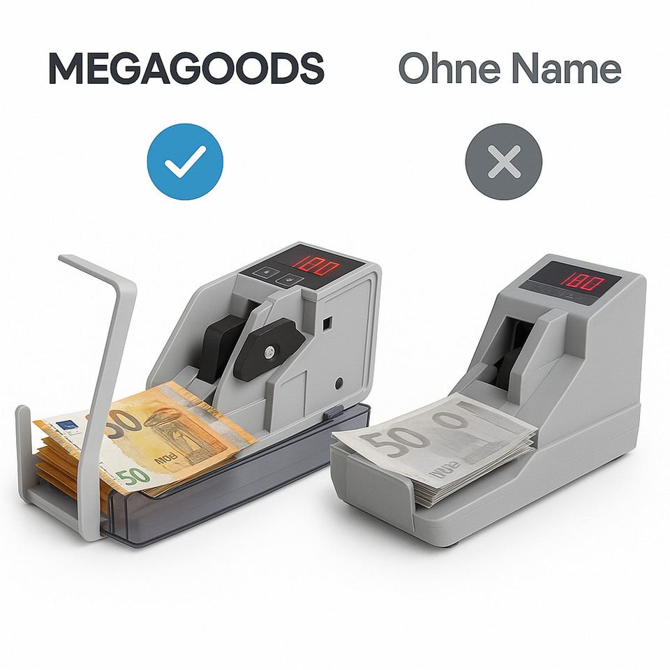 Mini Geldzählmaschine Portatile Con Display LED per Tutti Währungen De ...