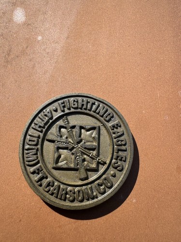 Vintage Military Fort Carson Challenge Coin Army Infantry | eBay