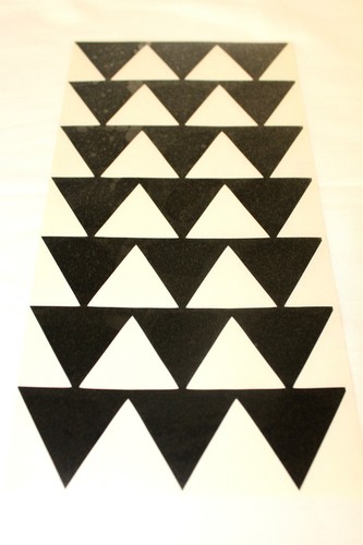 12" Black Hawaiian Design Tribal Triangle Arrows Vinyl Car Window Decal ...