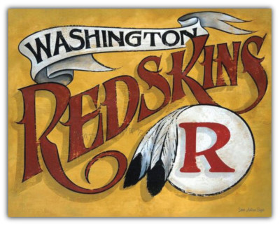 Washington Redskins NFL Art Car Bumper Sticker Decal - 3'' or 5'' | eBay