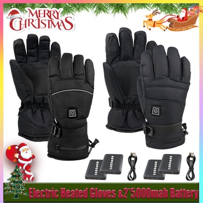 5000mAH Heated Gloves Rechargeable Battery Power Winter Hand Thermal ...