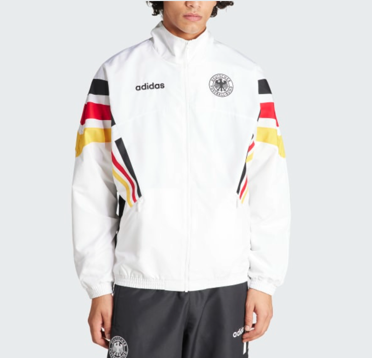 Adidas Germany 1996 Woven Track Jacket White Asian Sizing Adidas Germany 1996 Woven Track Jacket White Asian Sizing