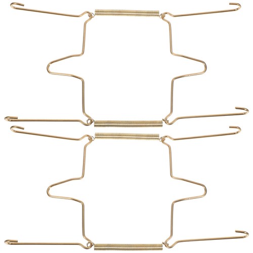 2 Pcs U-shaped Spring Hook Decorative Plate Wall Holder Holders for ...