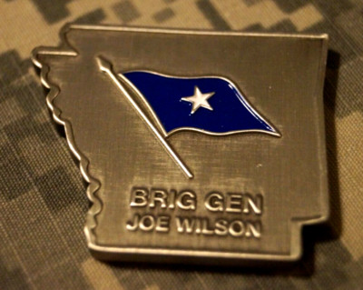 Challenge Coin US Army Arkansas Air National Guard Brig Gen Joe Wilson ...