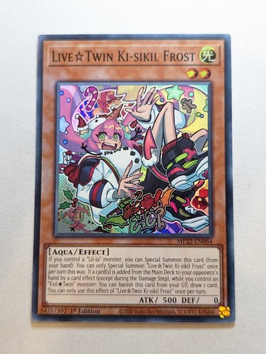 Live Twin Ki-Sikil Frost MP22-EN064 Super Rare 1st Edition YuGiOh TCG ...