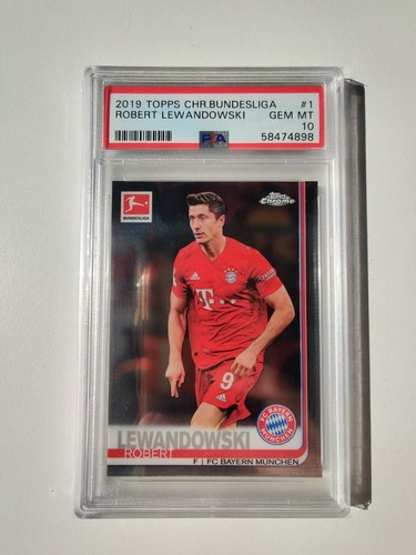 Topps Chrome Bundesliga Lewandowski PSA 10 Gem Mint Bayern | eBay.de