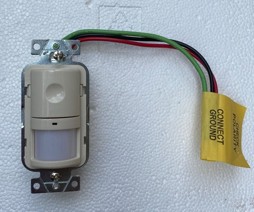 Hubbell Occupancy Sensor WS1000LA Light Almond Passive Infrared | eBay