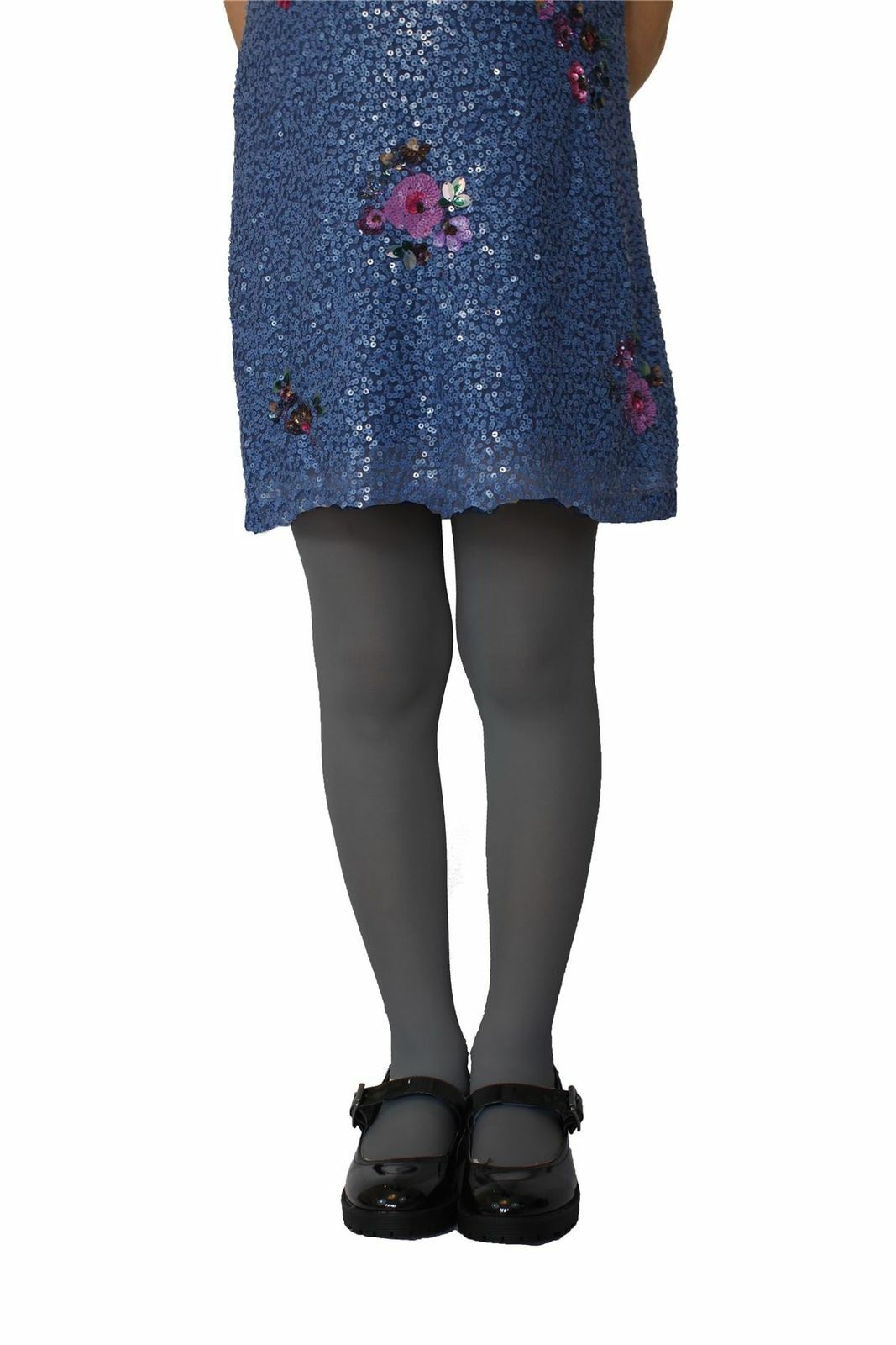 Girls Tights Plain Semi Opaque 40 Den Microfibre Age 1-12 Years Various ...