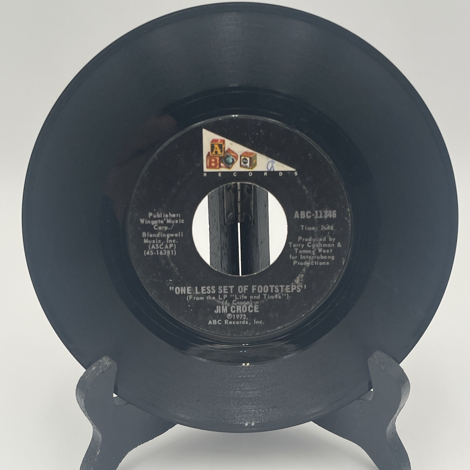 Jim Croce One Less Set Of Footsteps Doesn't Have To Be That Way 45 ...