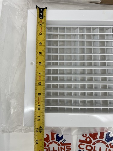 Titus 300RL Steel Double Deflection Supply Grille 10 X 10~ White | eBay
