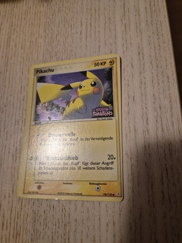 Pokemon Card Pikachu 78/110 EX Holon Phantoms 2006 Reverse Holo Stamped ...