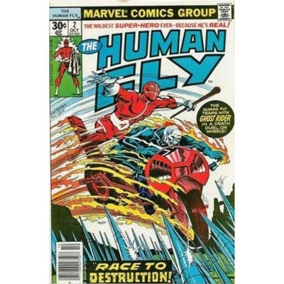 Human Fly #2 - 1977 series Marvel comics VF minus Full description ...