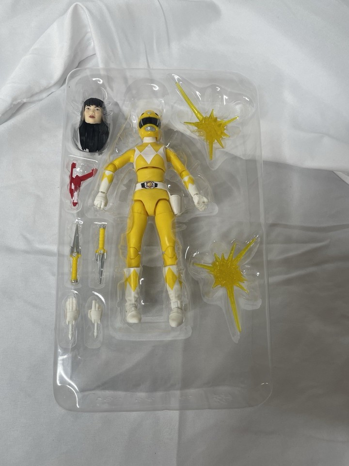 Yellow Mighty Morphin Power Rangers Lightning Collection Figure Trini ...