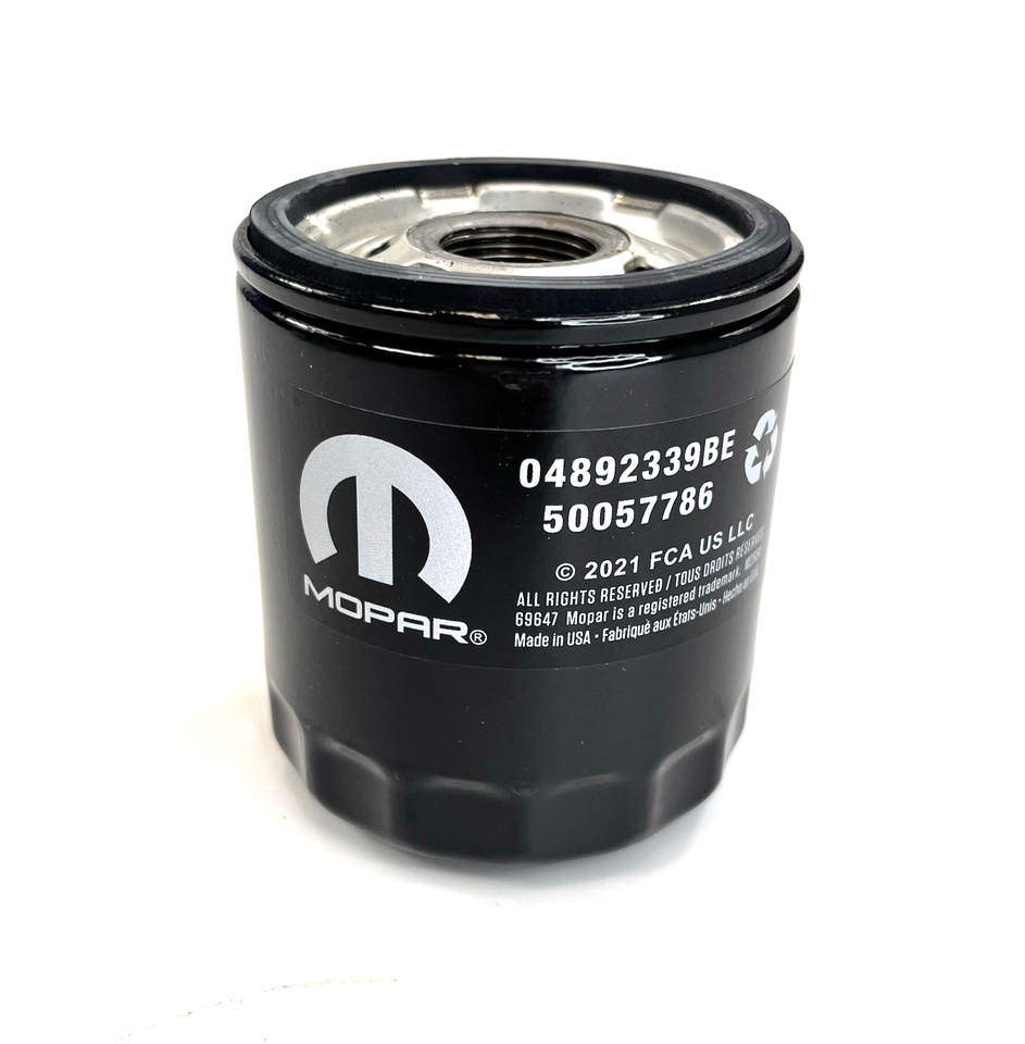 2 Pack Mopar 4892339BE Oil Filter MO-339 OEM 5005778 Chrysler Dodge ...
