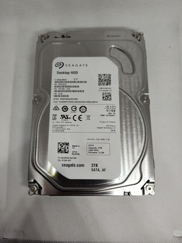 Seagate Barracuda ST3000DM001 1ER166-510 3.5" 3TB SATA 6Gb/s HDD Item ...