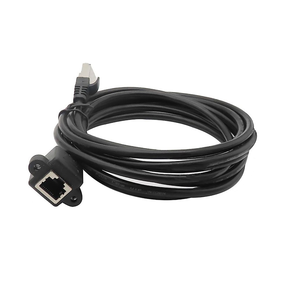8-Pin RJ45 Extension Cable For Kenwood for Icom for Yaesu Radio Walkie ...