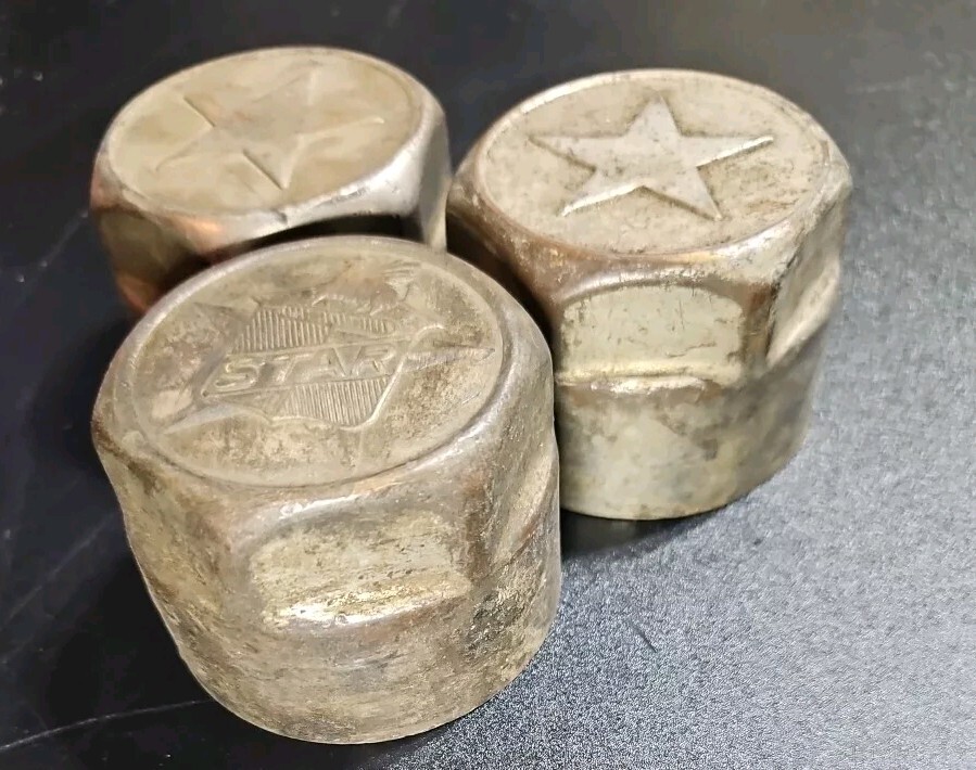Lot Of 3 1920's Star Hubcaps, Four Hubcaps, not all matching, Vintage ...
