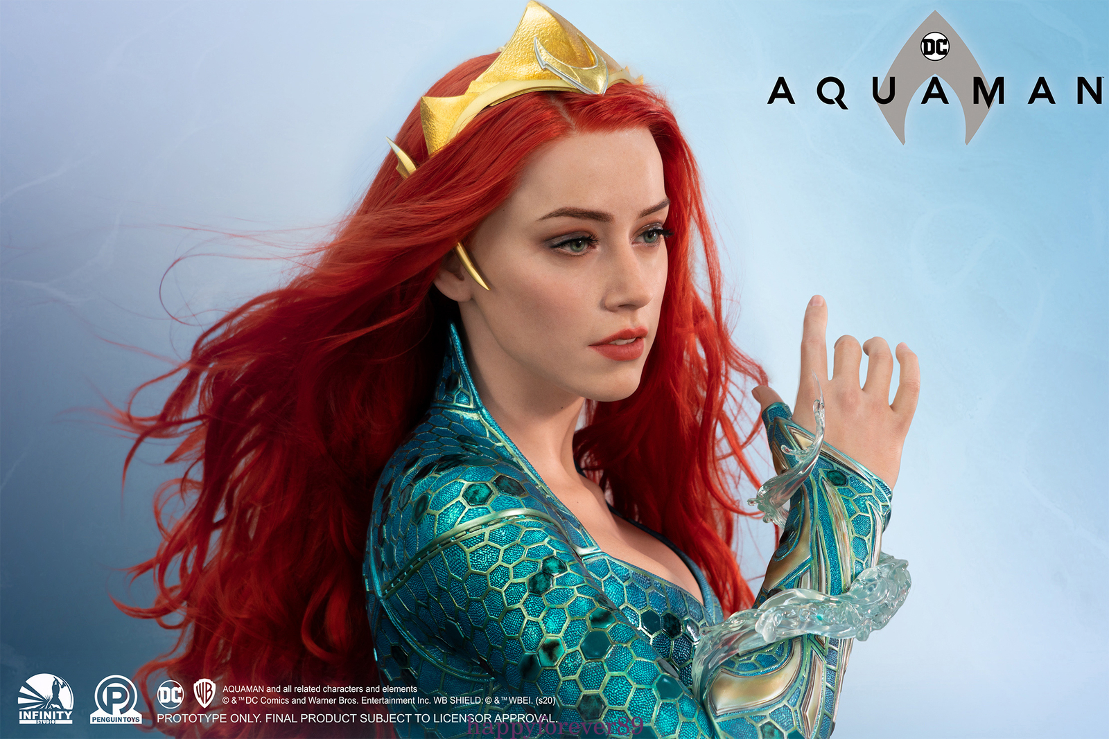 INFINITY Studio Mera Amber Heard Bust 1/1 Lifesize In Stock Collection ...