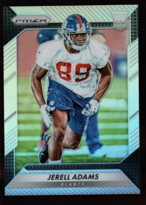 JERELL ADAMS GIANTS 237 MINT ROOKIE PRIZMS SILVER REFRACTOR RC SP 2016 ...
