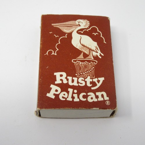 Rusty Pelican Restaurant California Oregon Texas Vintage Matchbox ...