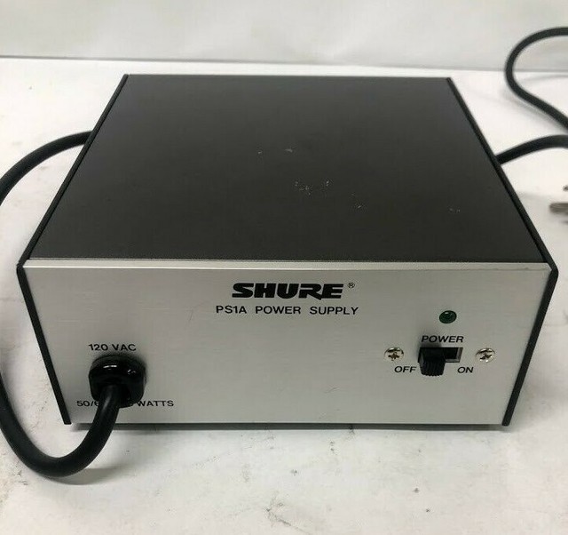 Shure PS1A 2 Channel Phantom Power Supply Silver for sale online | eBay