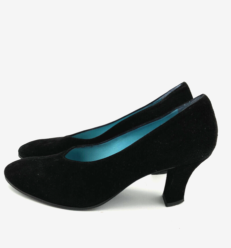 9 39 Thierry Rabotin Classic Suede Pump Black | eBay