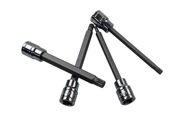 Spline Bit Socket Set 3/8" Drive 110mm Long Set 4 10mm US PRO Royal ...