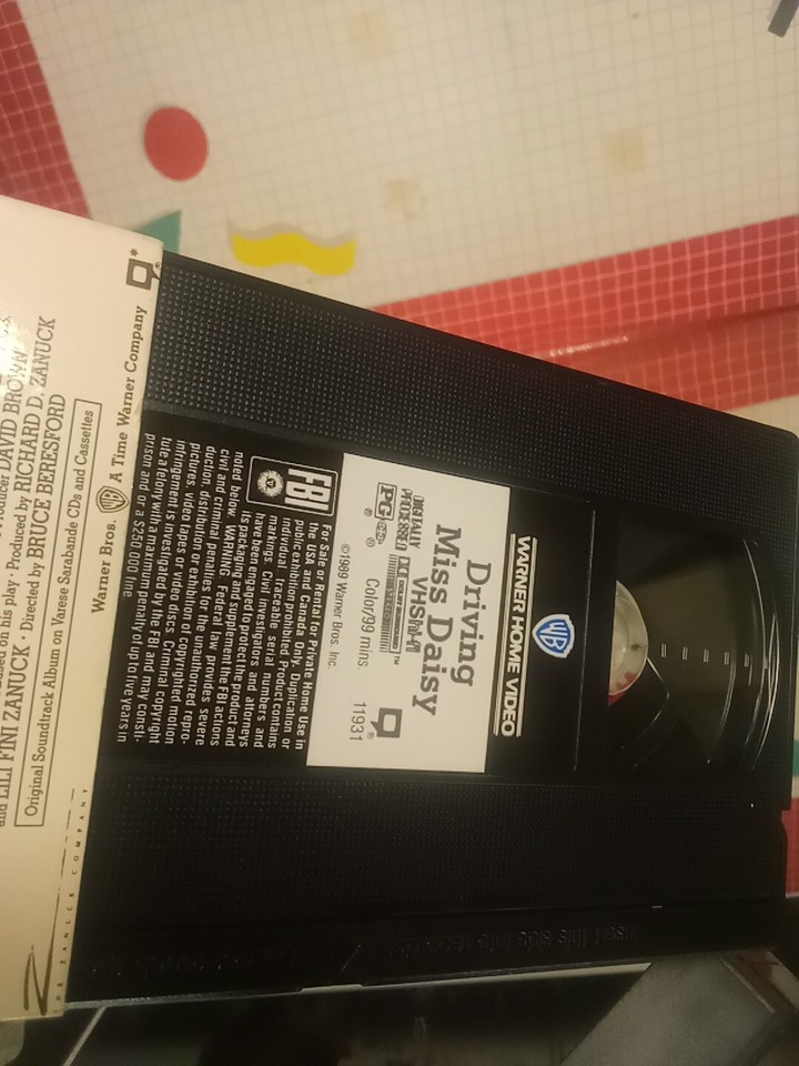 Driving Miss Daisy (VHS, 1990) 85391193135| eBay